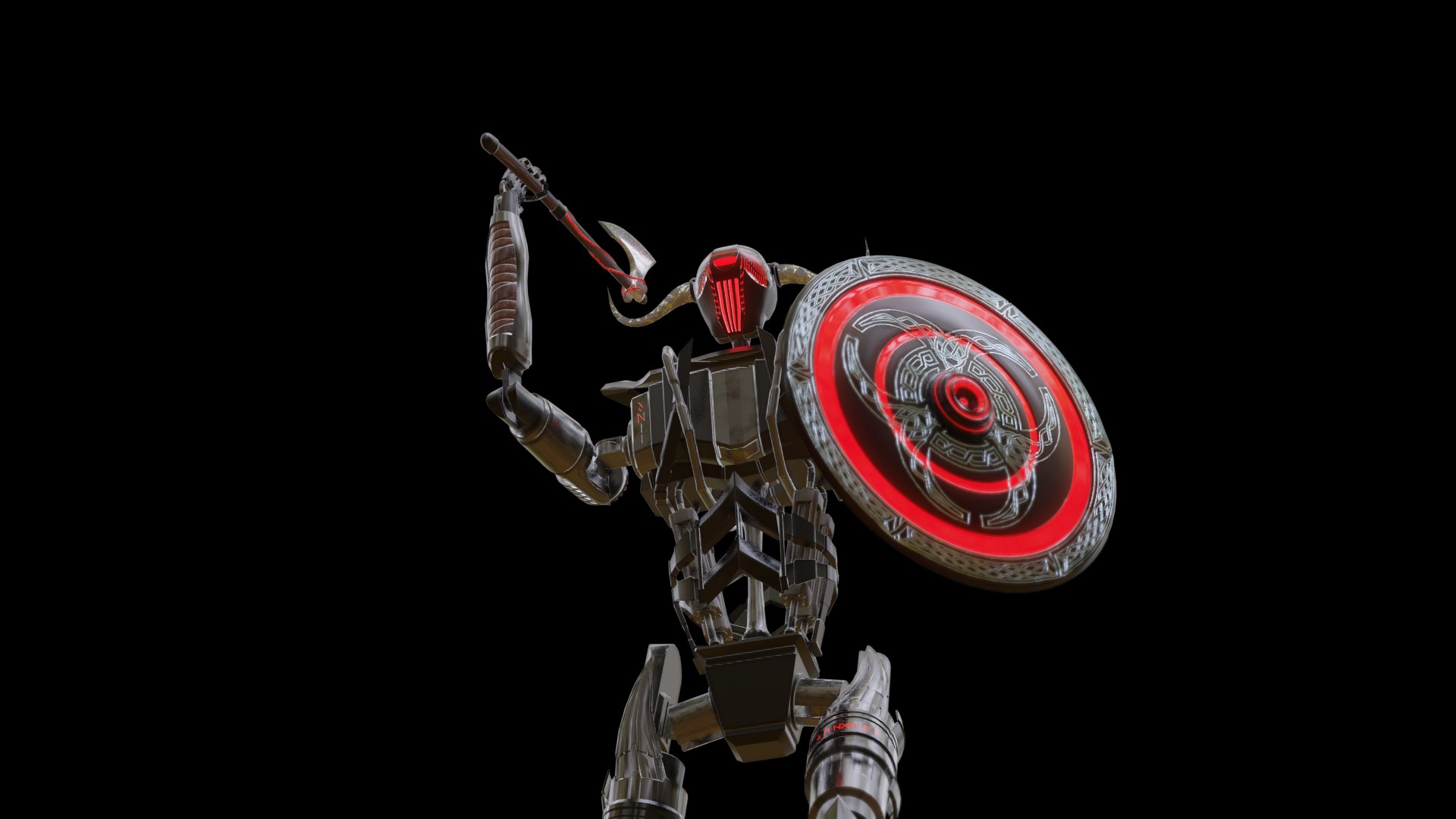 Odin - viking robot 3D model - TurboSquid 1597588