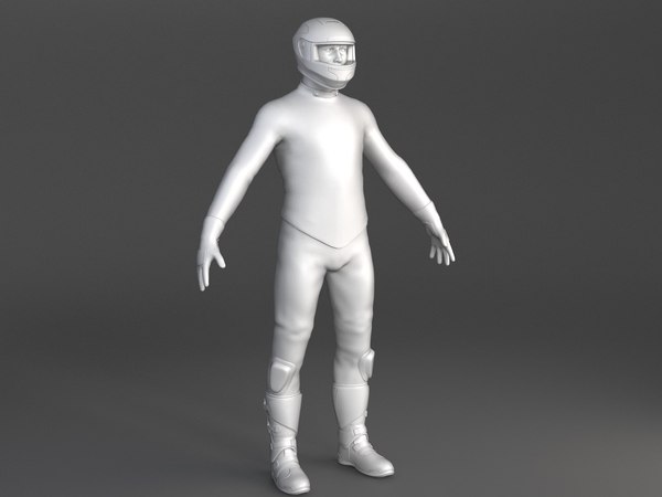 Biker motorcycle rider 3D model - TurboSquid 1149850
