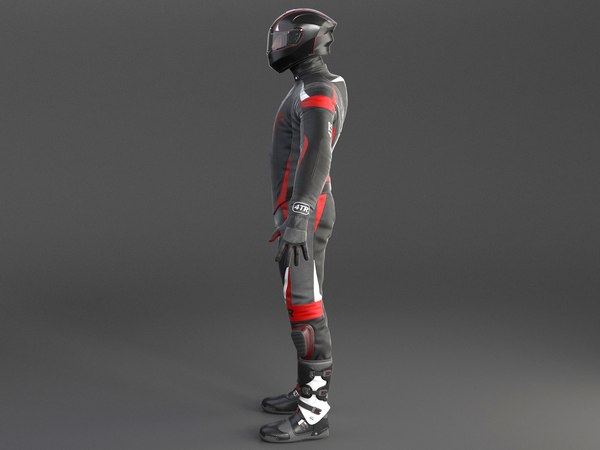 Biker motorcycle rider 3D model - TurboSquid 1149850