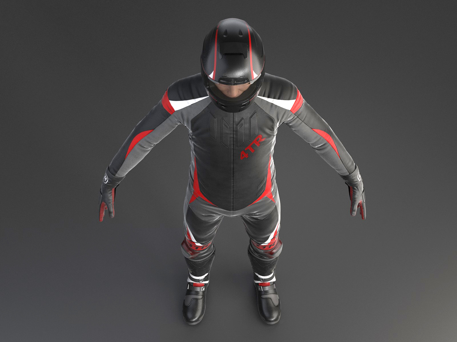 Biker motorcycle rider 3D model - TurboSquid 1149850