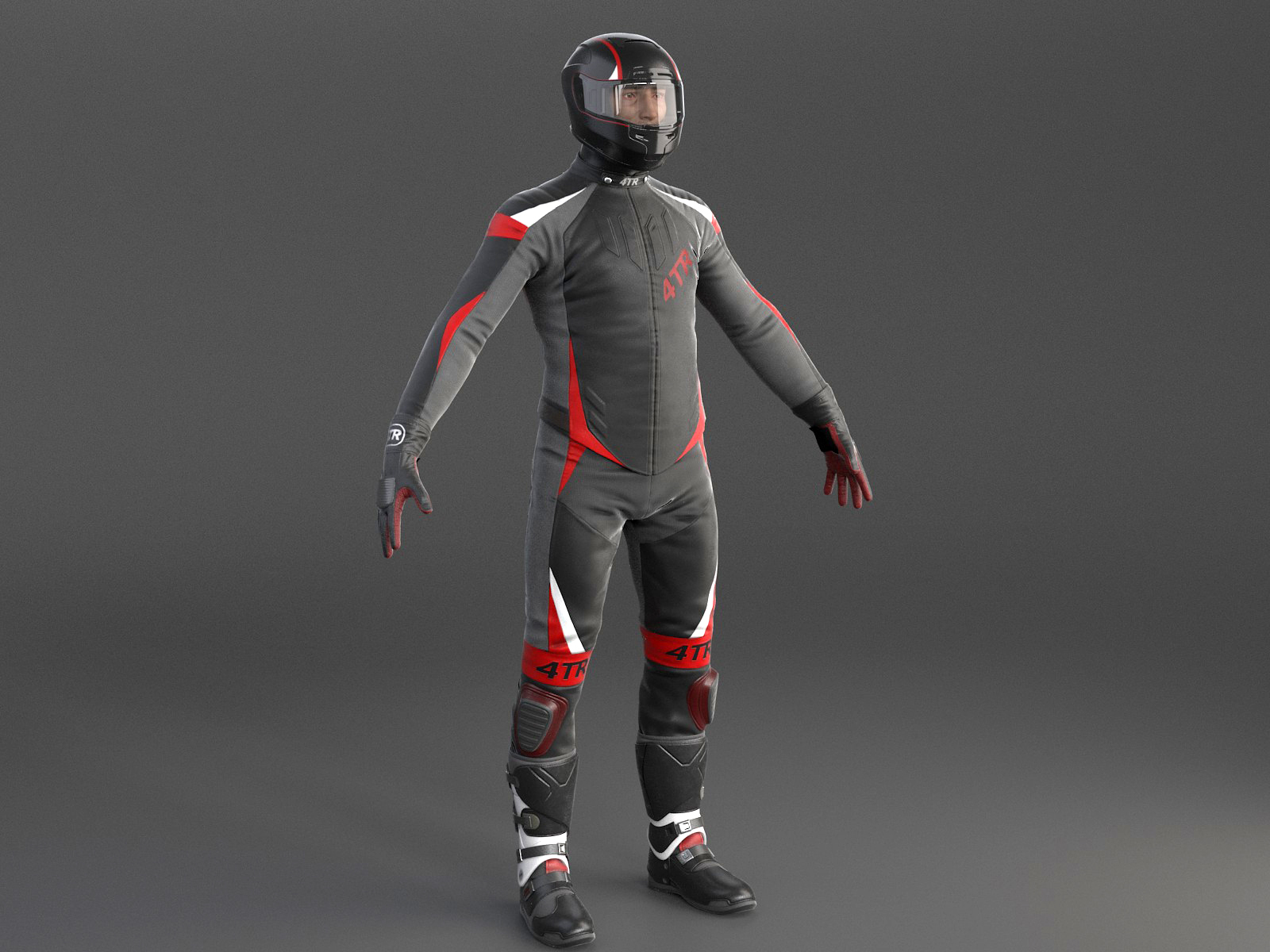 Biker motorcycle rider 3D model - TurboSquid 1149850