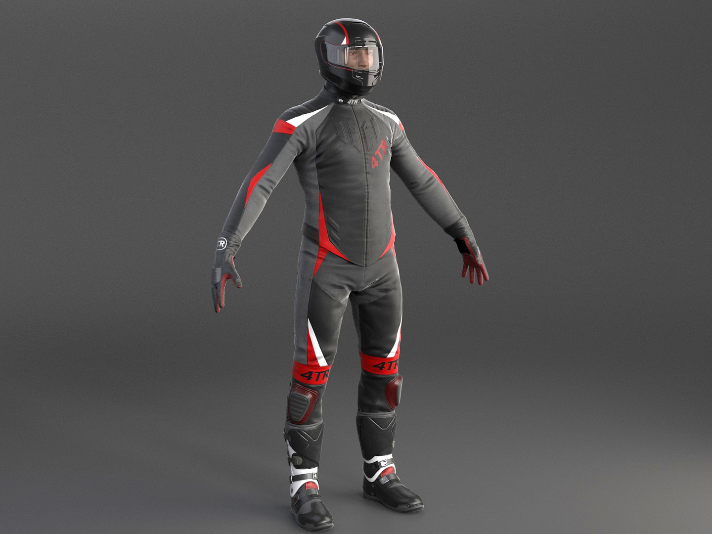 Biker motorcycle rider 3D model - TurboSquid 1149850