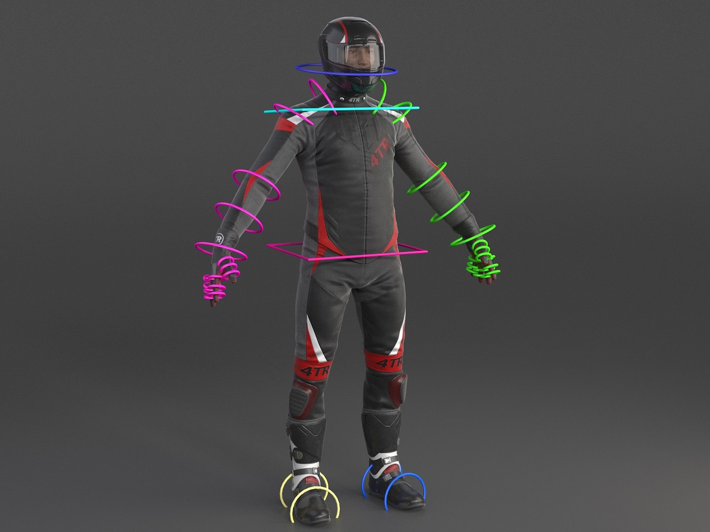 Biker Motorcycle Rider 3D Model - TurboSquid 1149850