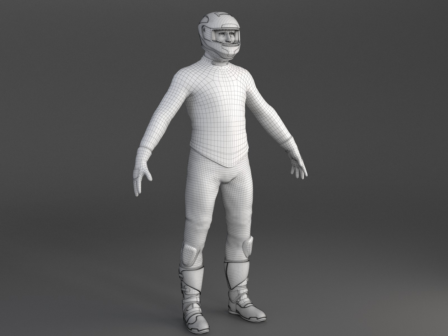 Biker motorcycle rider 3D model - TurboSquid 1149850