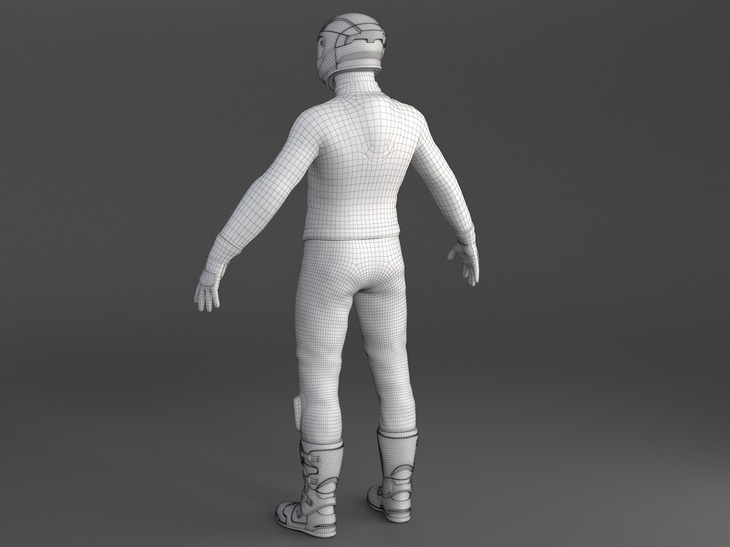 Biker motorcycle rider 3D model - TurboSquid 1149850