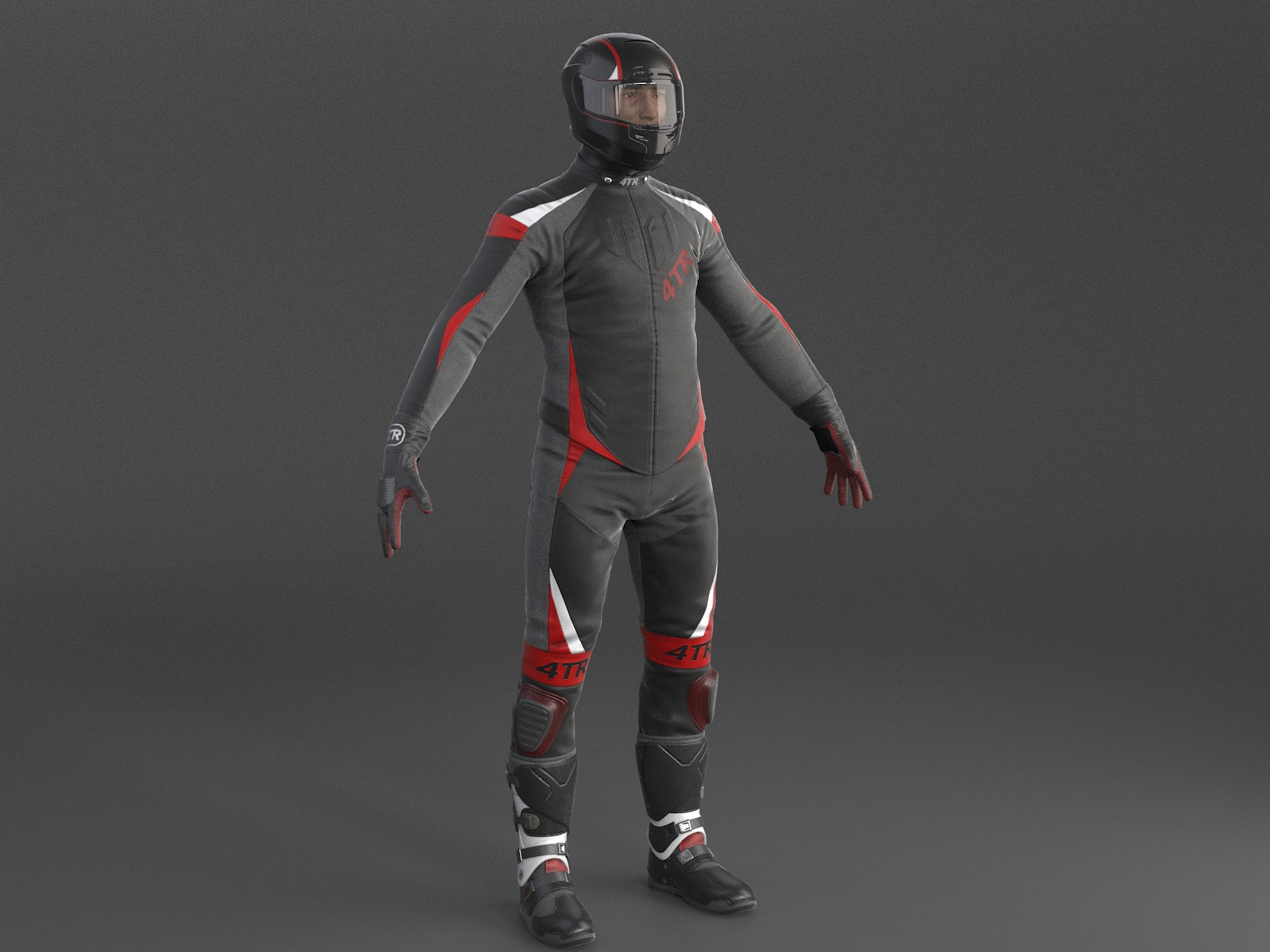 Biker motorcycle rider 3D model - TurboSquid 1149850