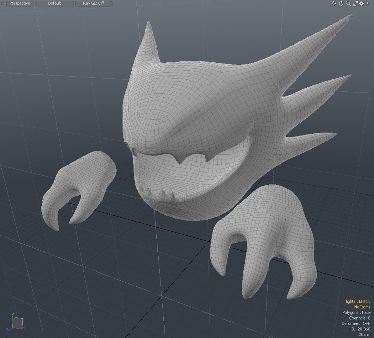 3d Model Haunter Pokemon