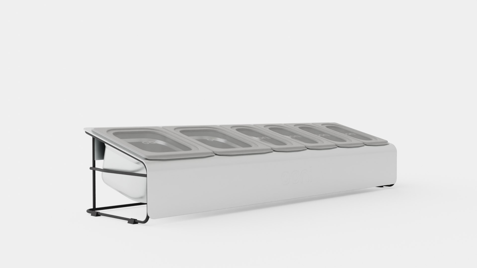 3D Model Ooni Pizza Topping Station Stainless Steel - TurboSquid 2235606