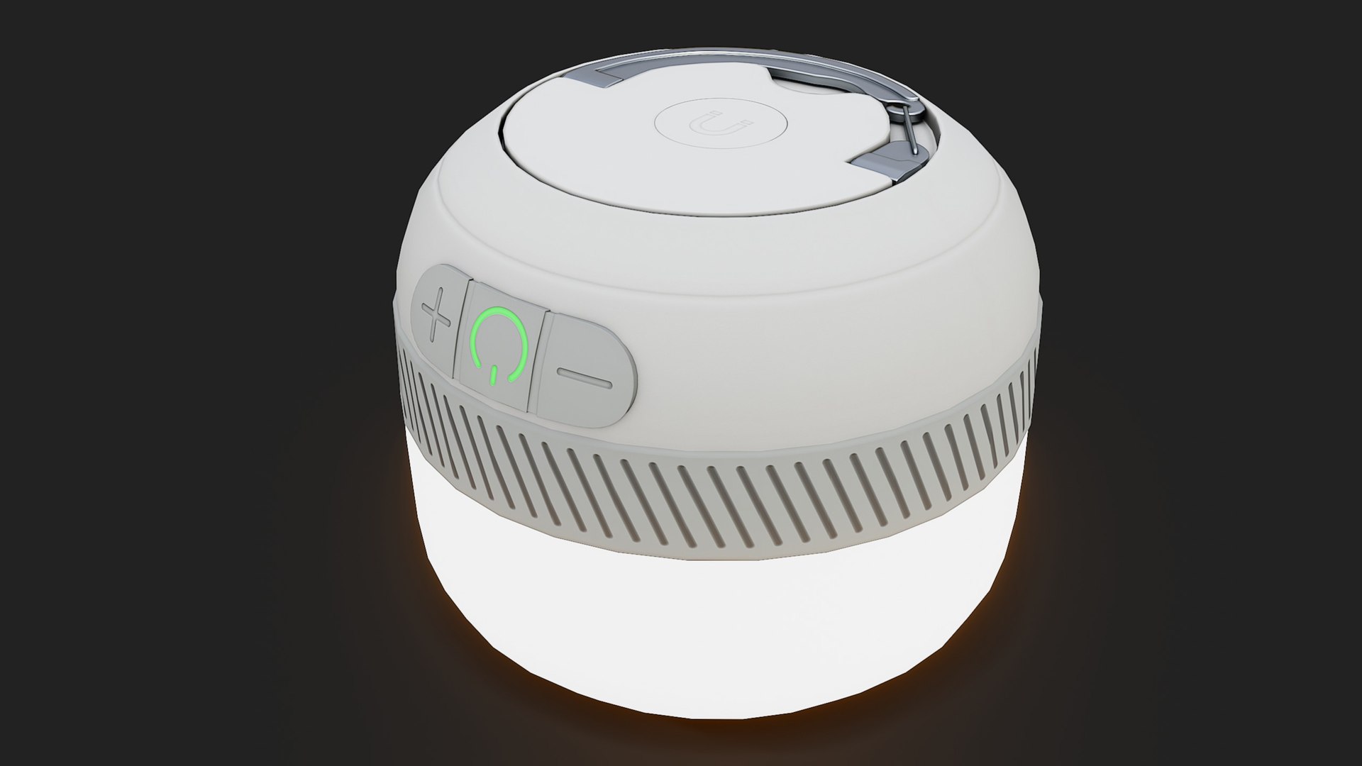 3D White Smart Modern Wireless Lamp - TurboSquid 2084283
