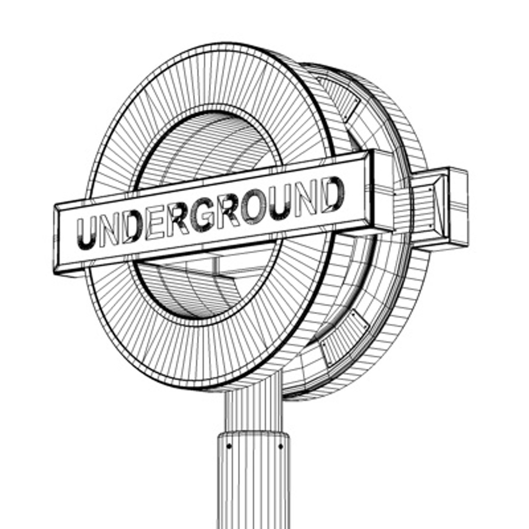 london underground signal 3d model