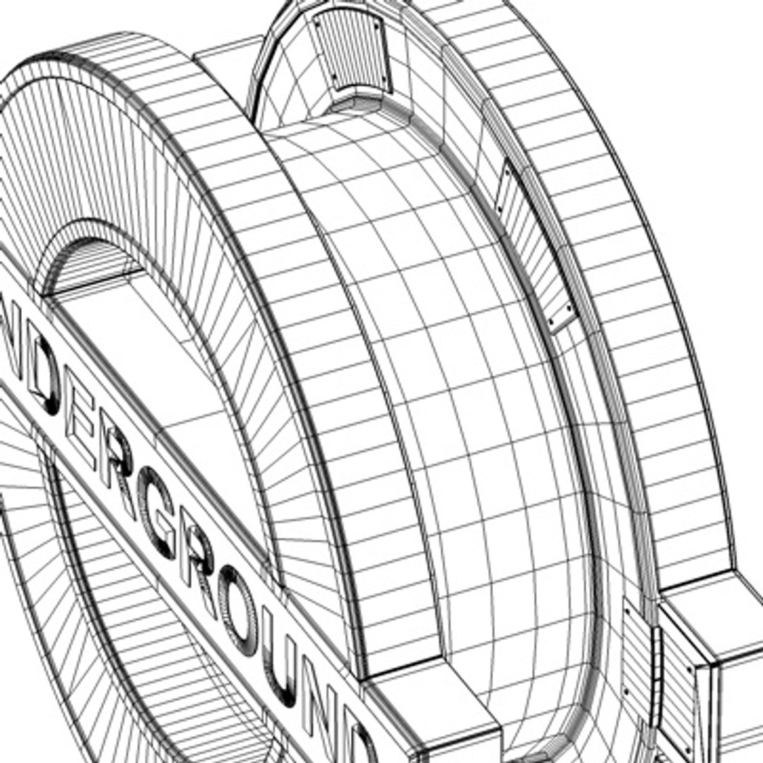 london underground signal 3d model