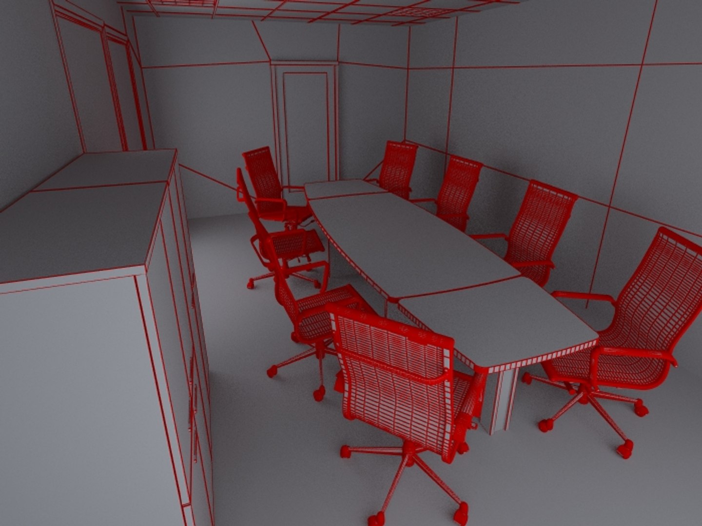 3ds max interior office