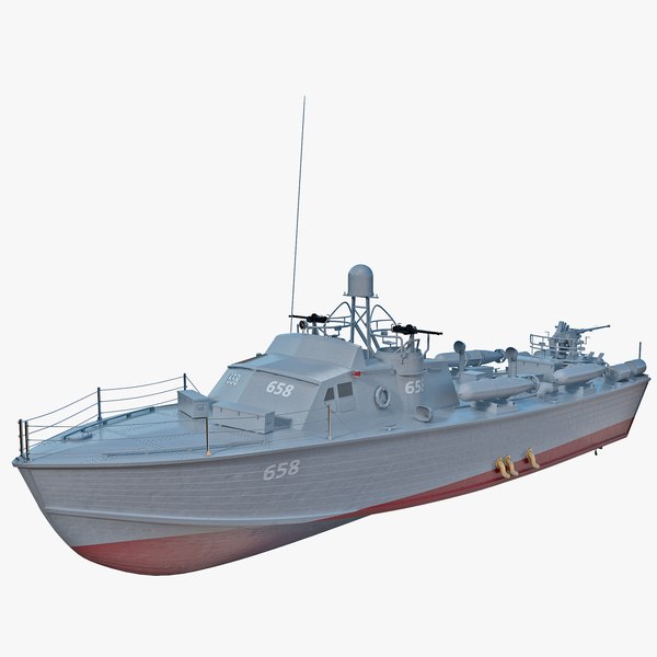 PT 305 빠른 공격 보트 2 차 세계 대전 3D 모델 - TurboSquid 797186