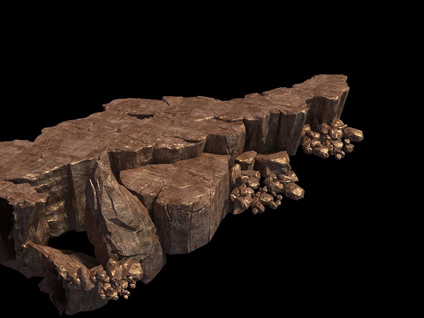 3D Ground Landscape Mountain Model - TurboSquid 1695867