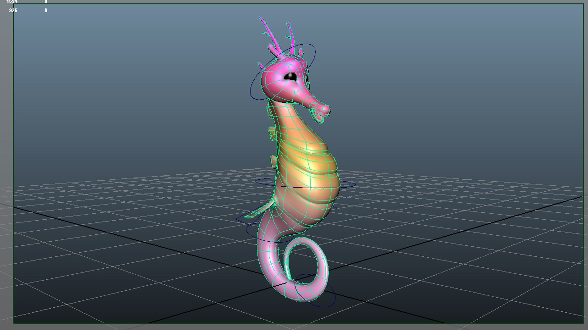 Maya Cartoon Sea Animals