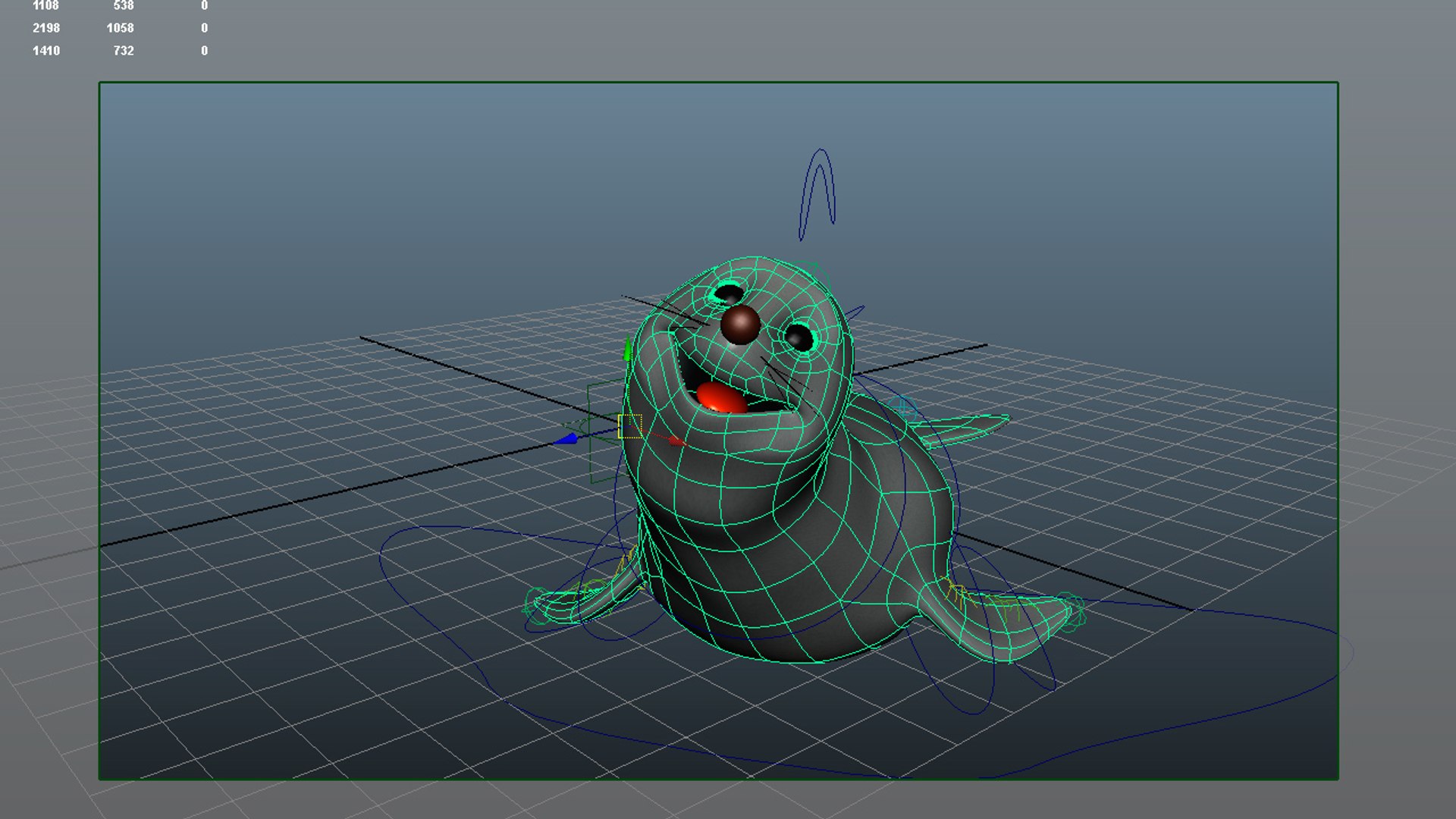 Maya Cartoon Sea Animals