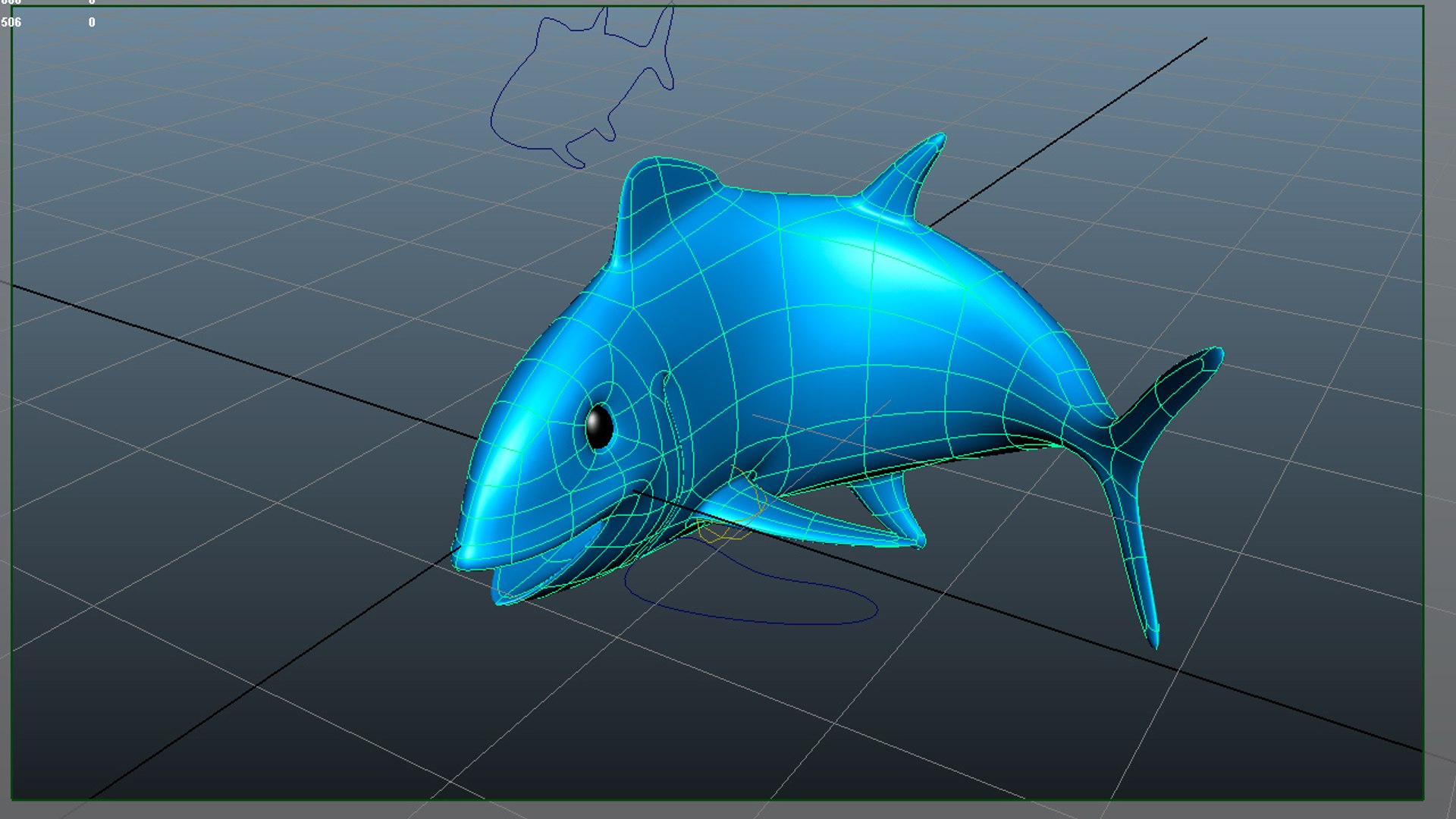 Maya Cartoon Sea Animals