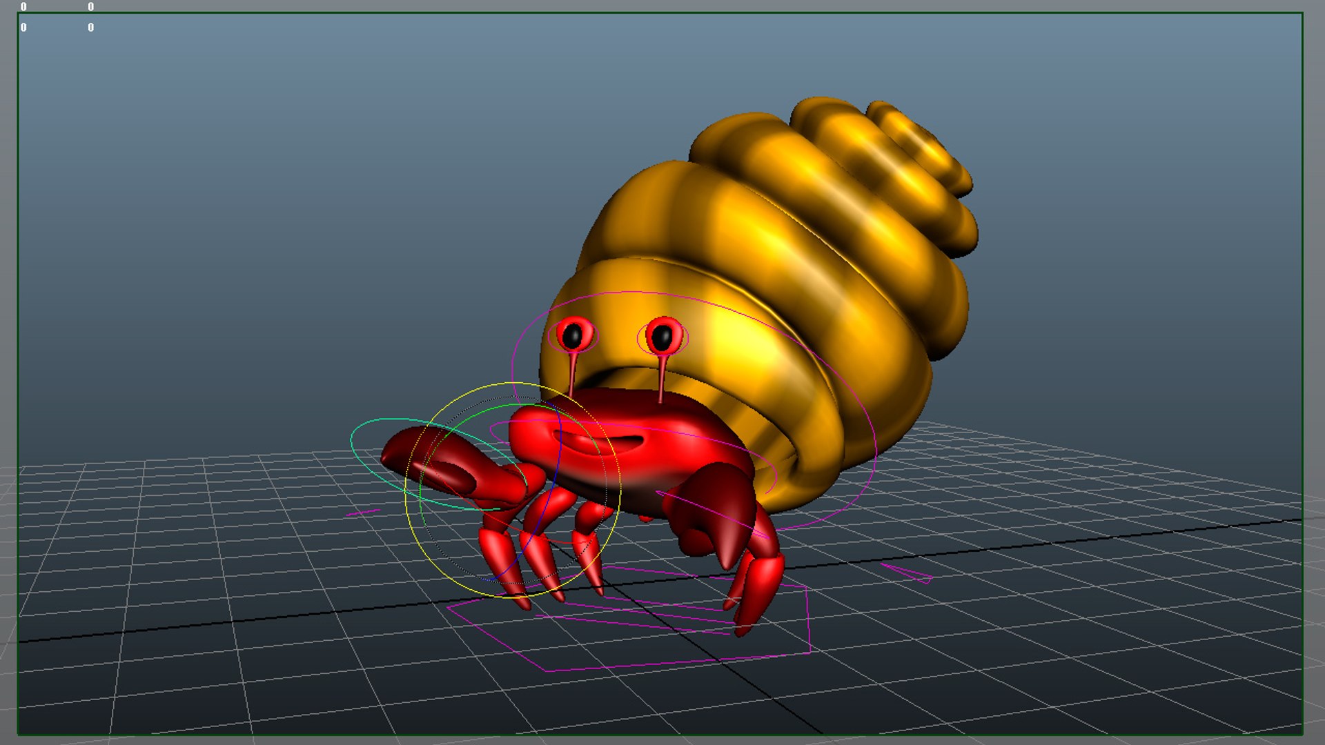 Maya Cartoon Sea Animals