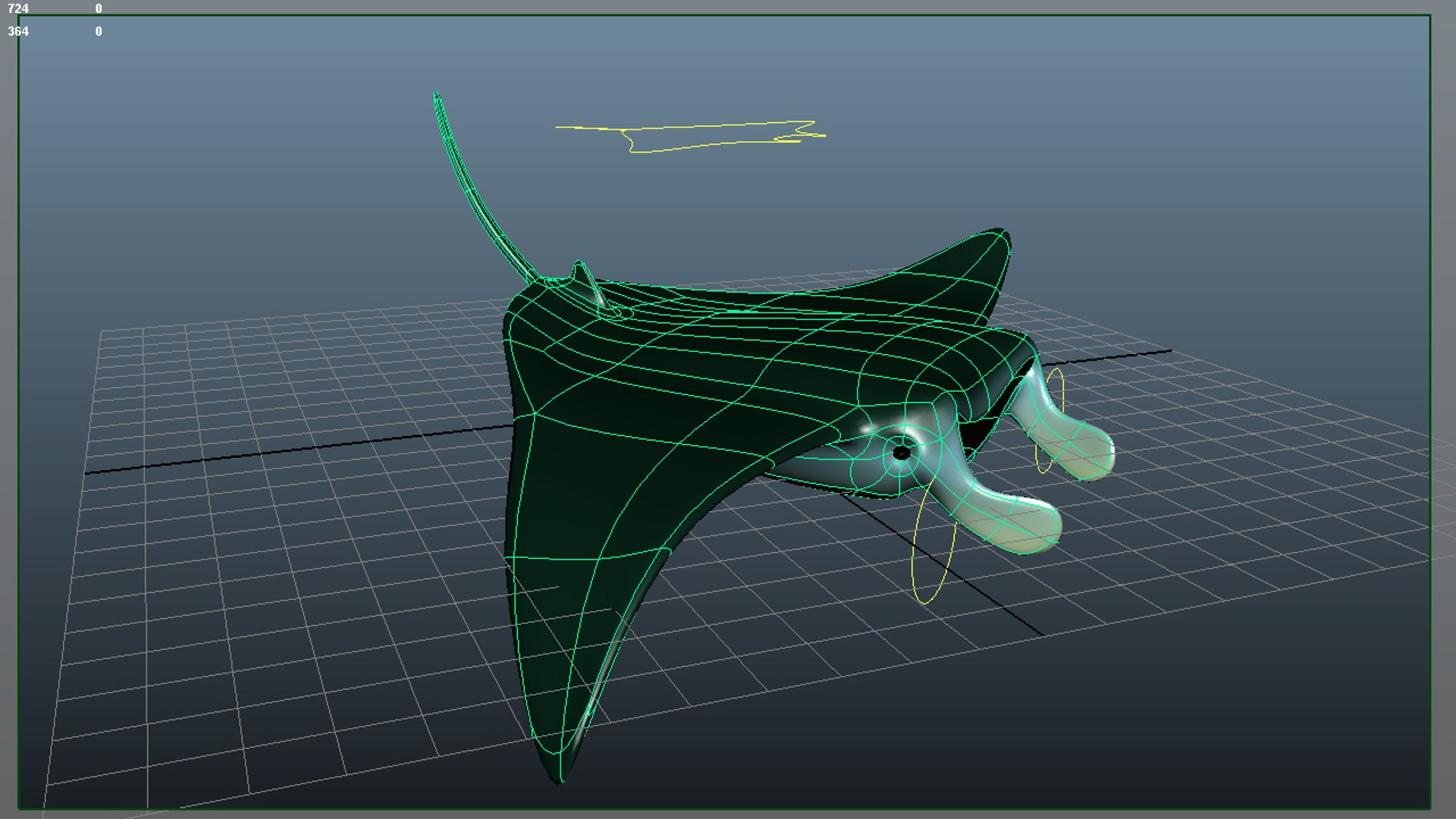 Maya Cartoon Sea Animals