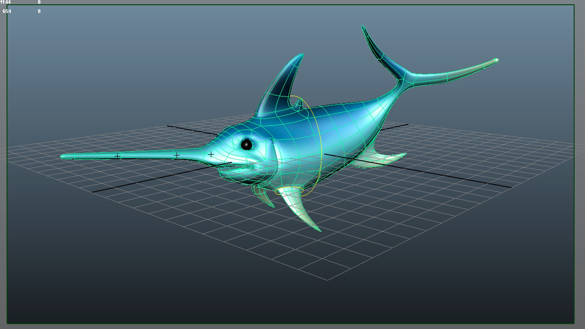 Maya Cartoon Sea Animals