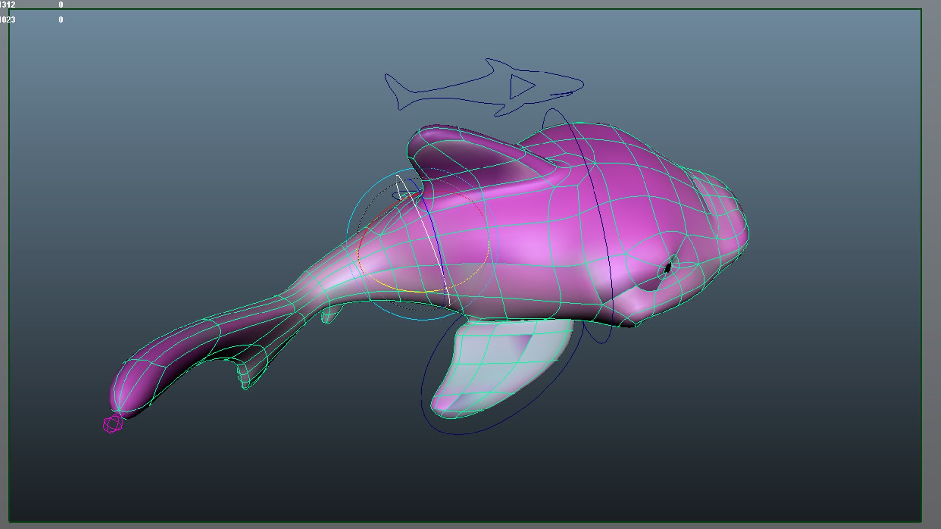 maya cartoon sea animals