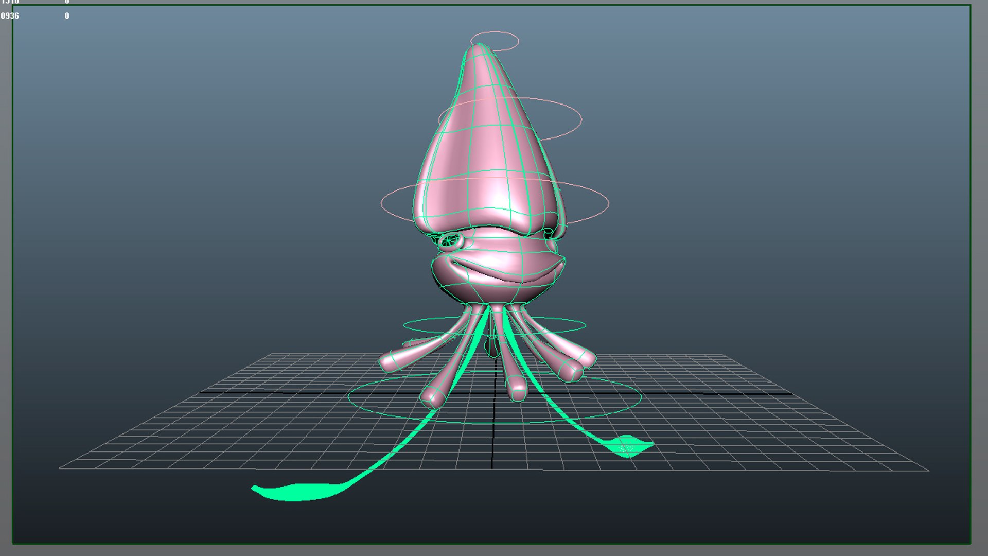 Maya Cartoon Sea Animals