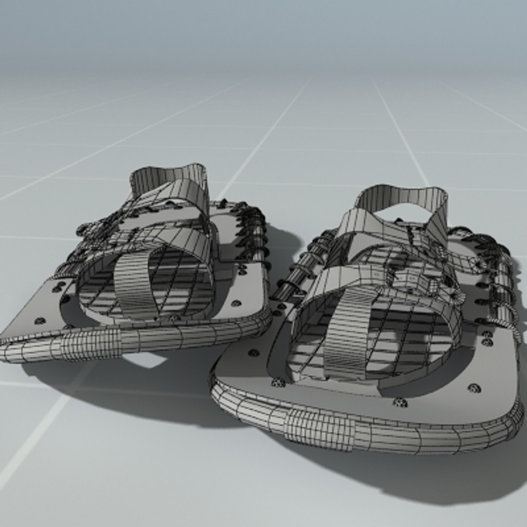 Snow Shoes 3d Model