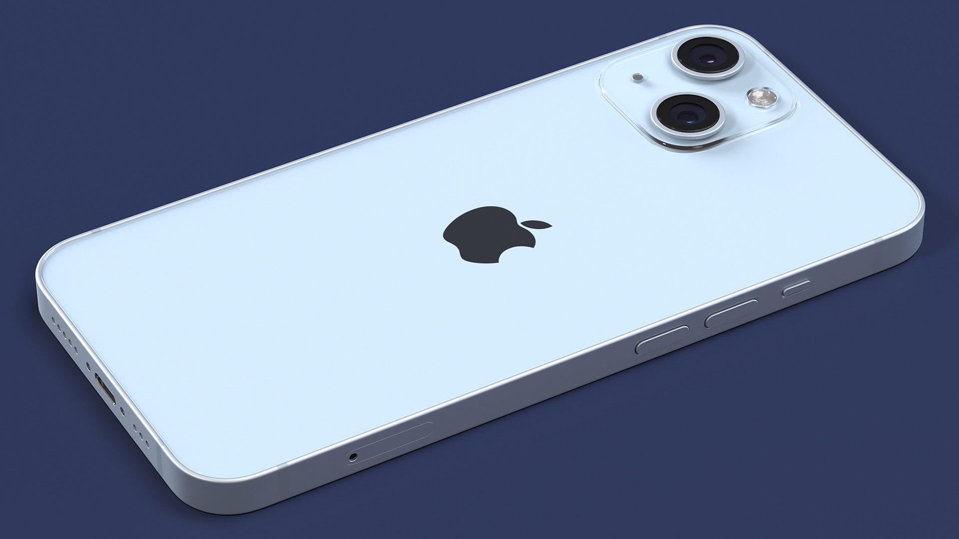 Apple IPhone 14 Blue 3D Model - TurboSquid 1981810