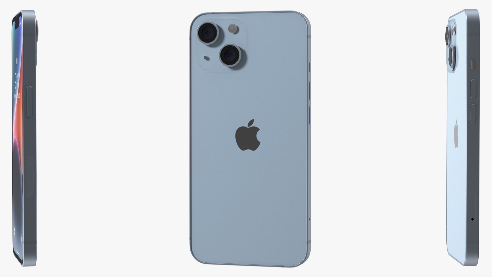 Apple IPhone 14 Blue 3D Model - TurboSquid 1981810