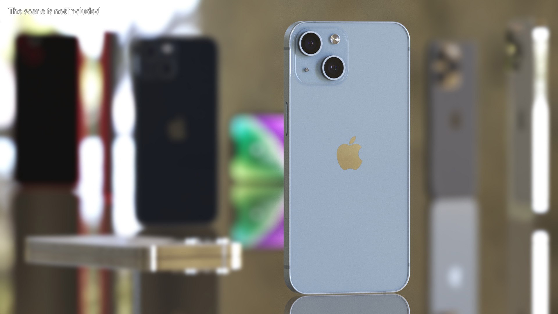 Apple IPhone 14 Blue 3D Model - TurboSquid 1981810