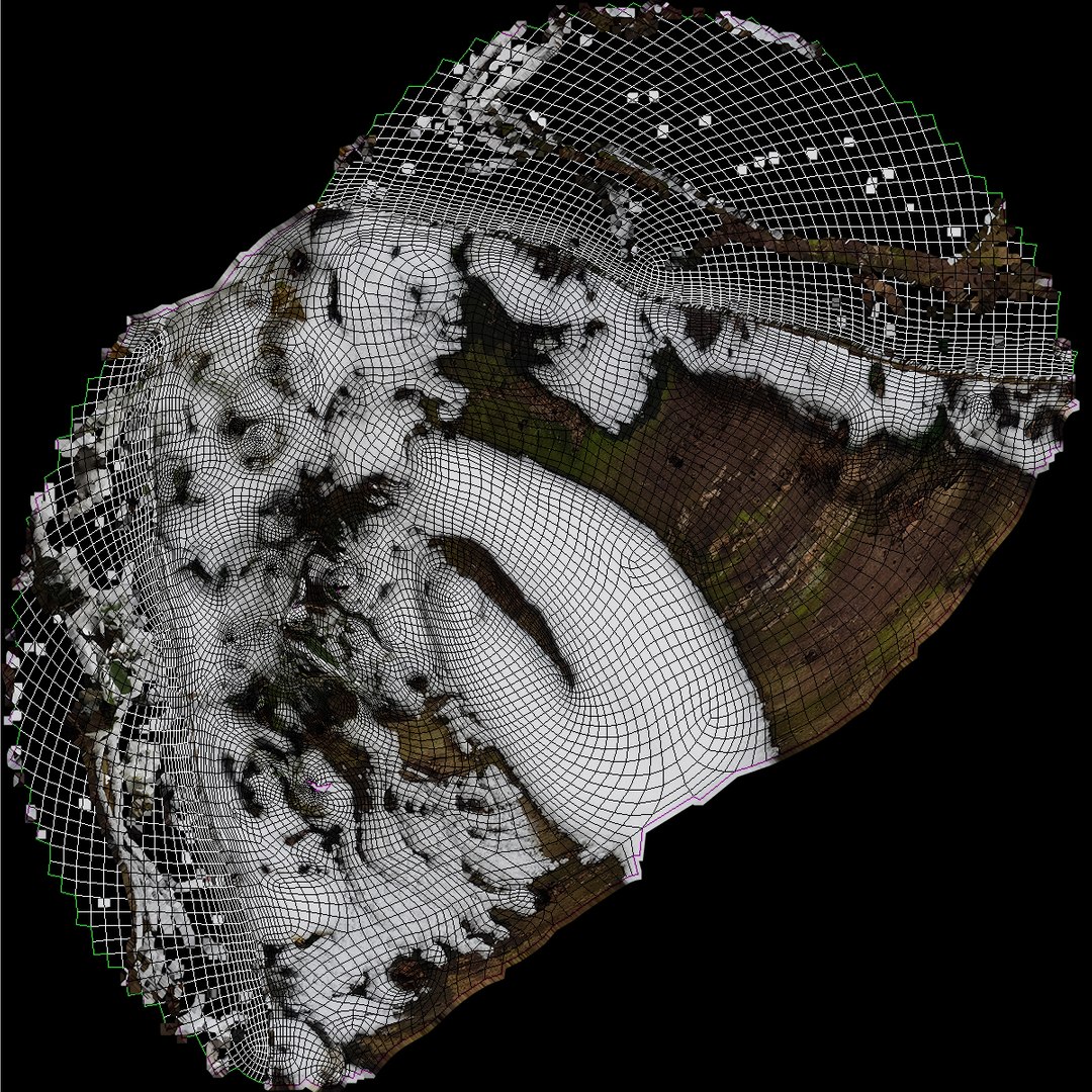 3D stump snow model - TurboSquid 1348507