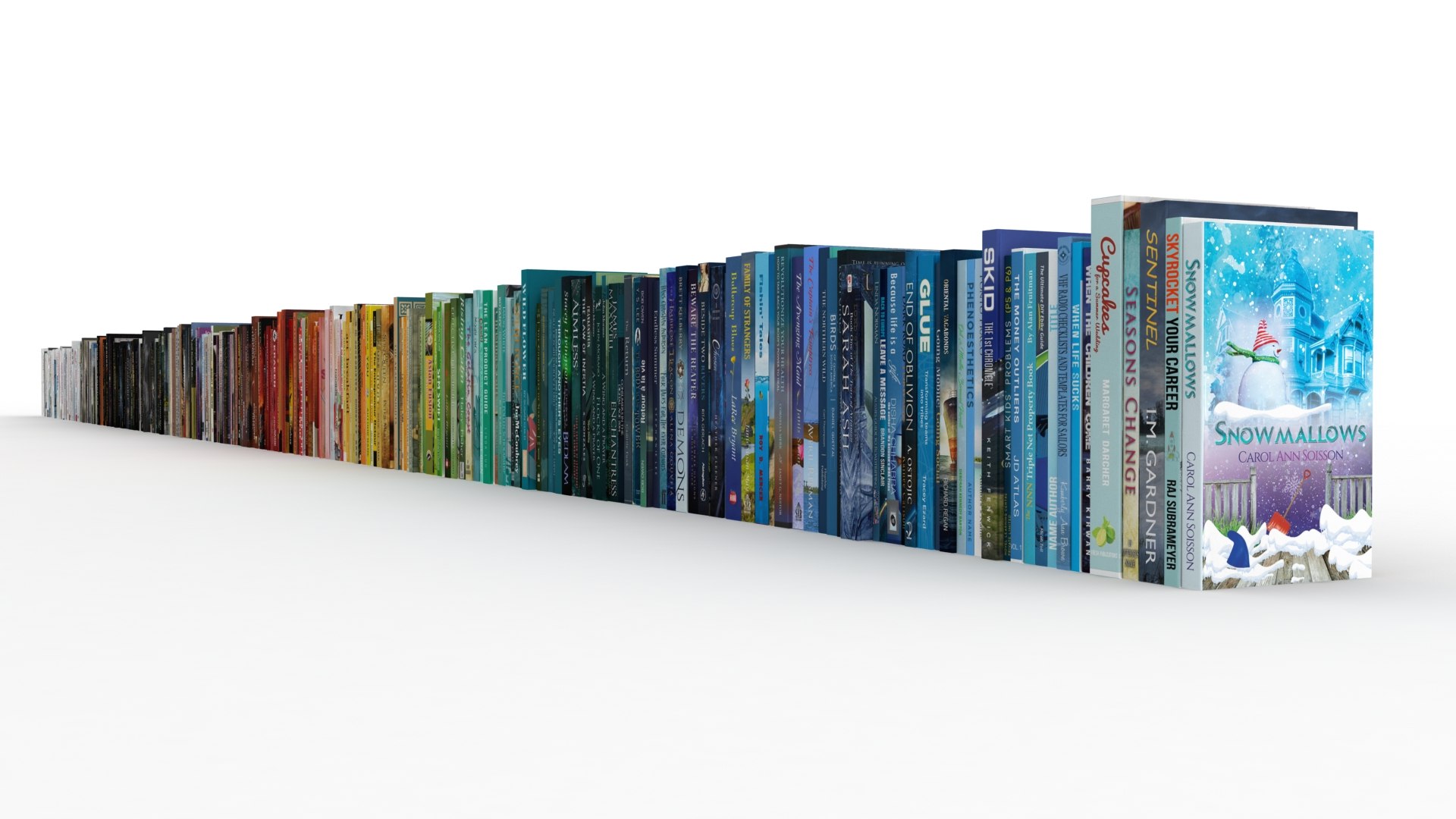 3D BOOKS 342 DIFFERENT - TurboSquid 1806653