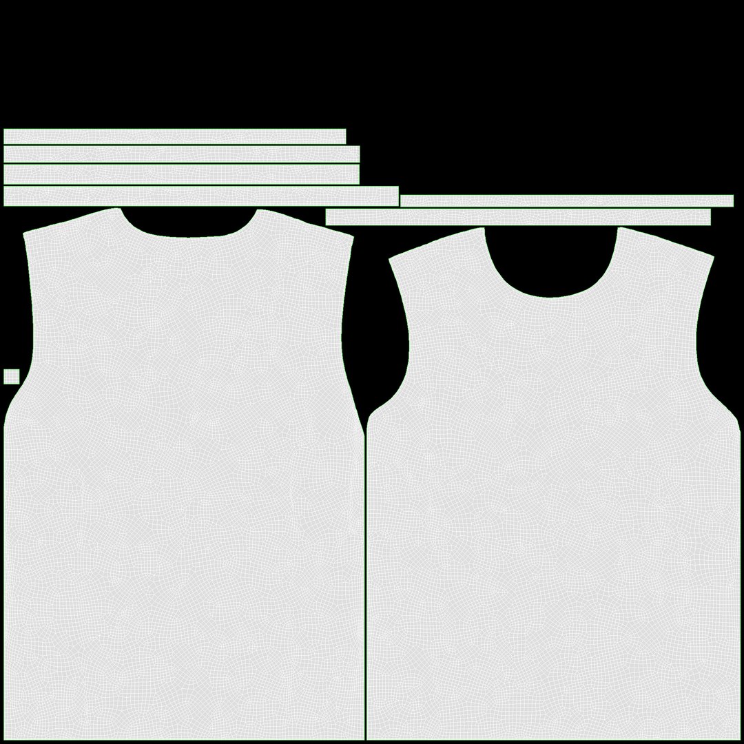 3D Clothing Classic Men T-shirts Stacked Black - TurboSquid 2183436