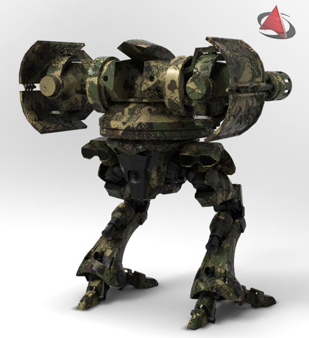 Mecha Armored 3d 3ds