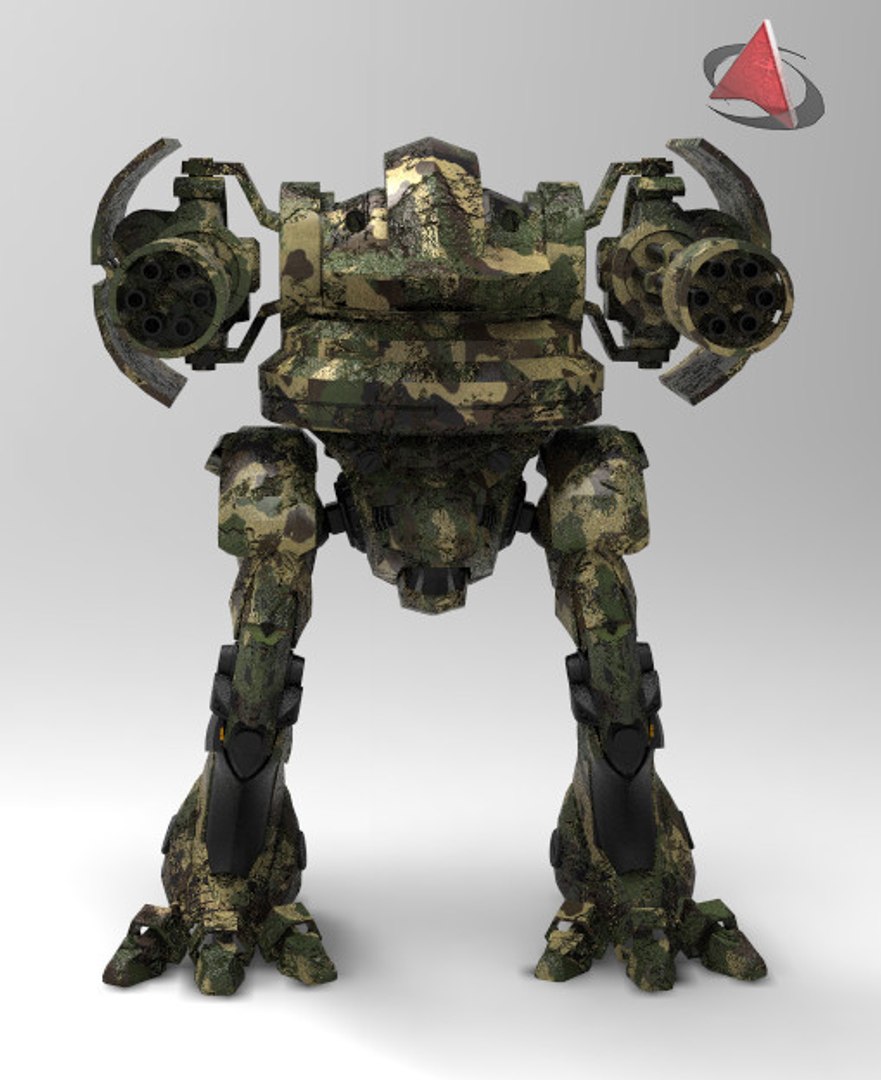 Mecha Armored 3d 3ds
