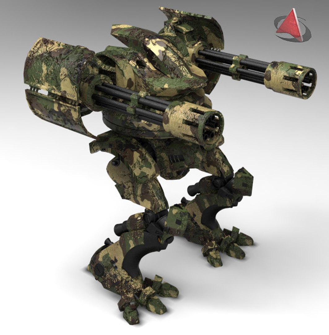 Mecha Armored 3d 3ds