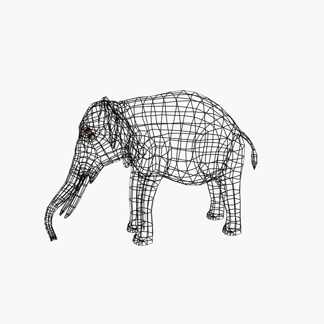 3D Elephant Walk Model - TurboSquid 1272091