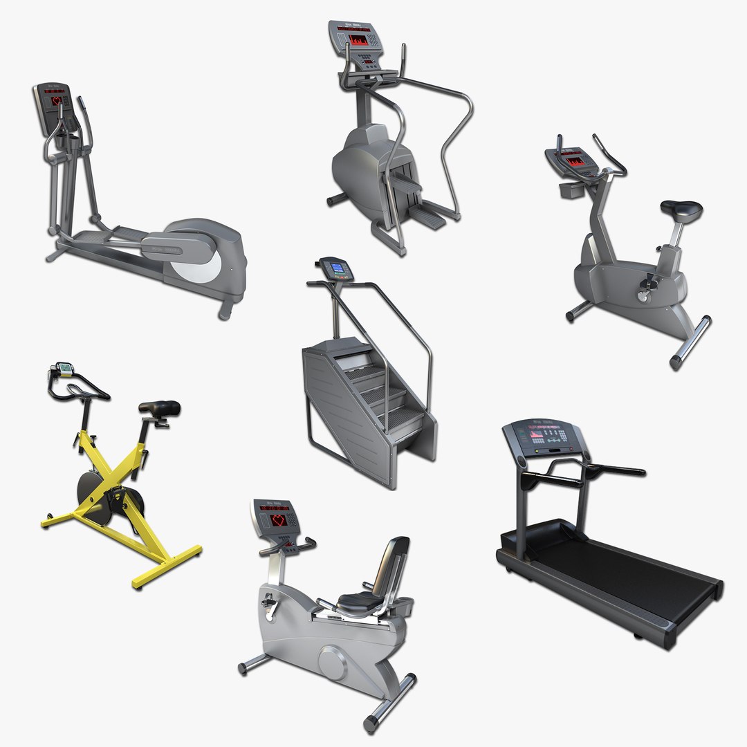 3d Cardio Gym Equipment Cycle Model