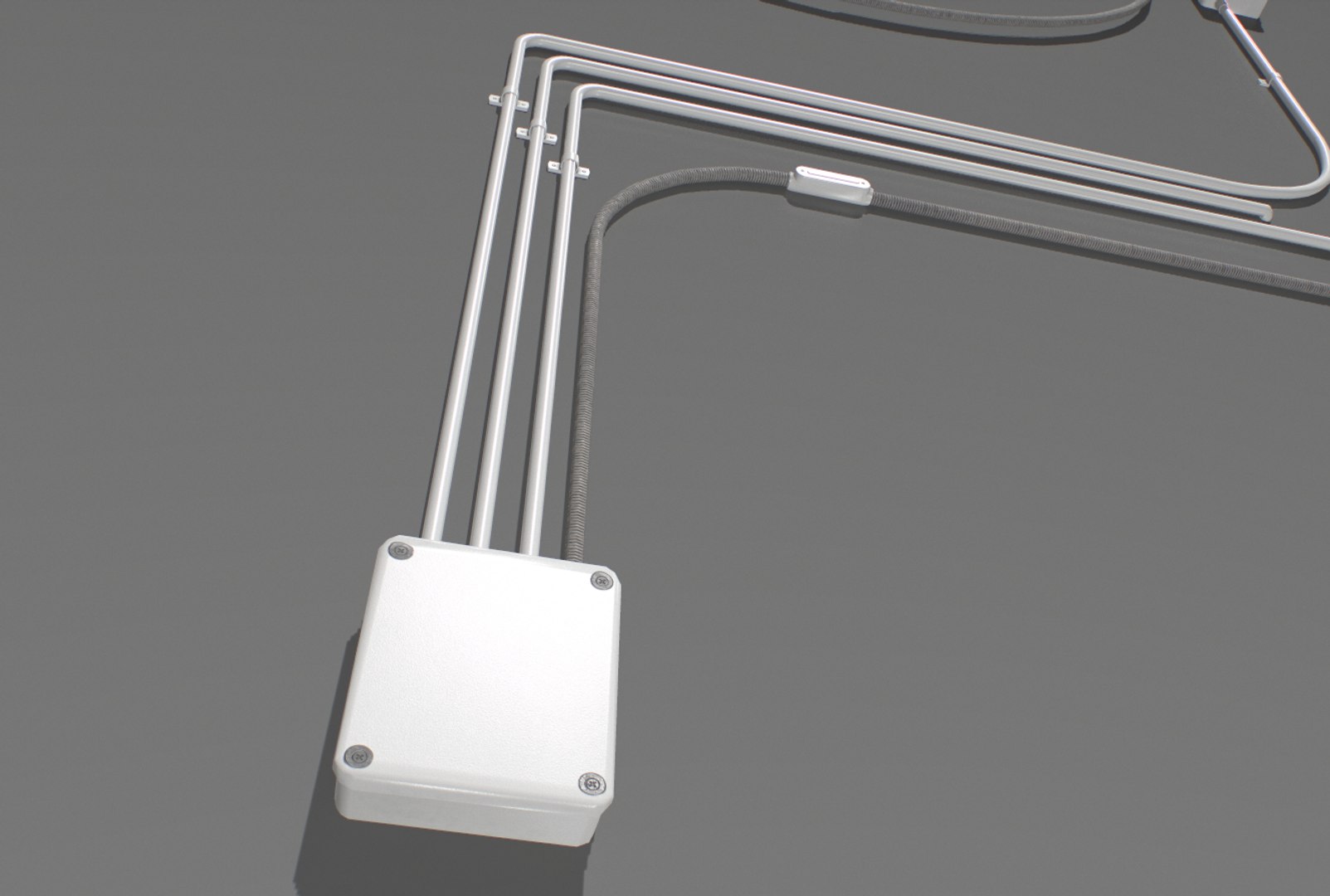 3D Metal Electrical Wires Set Model - TurboSquid 1498312