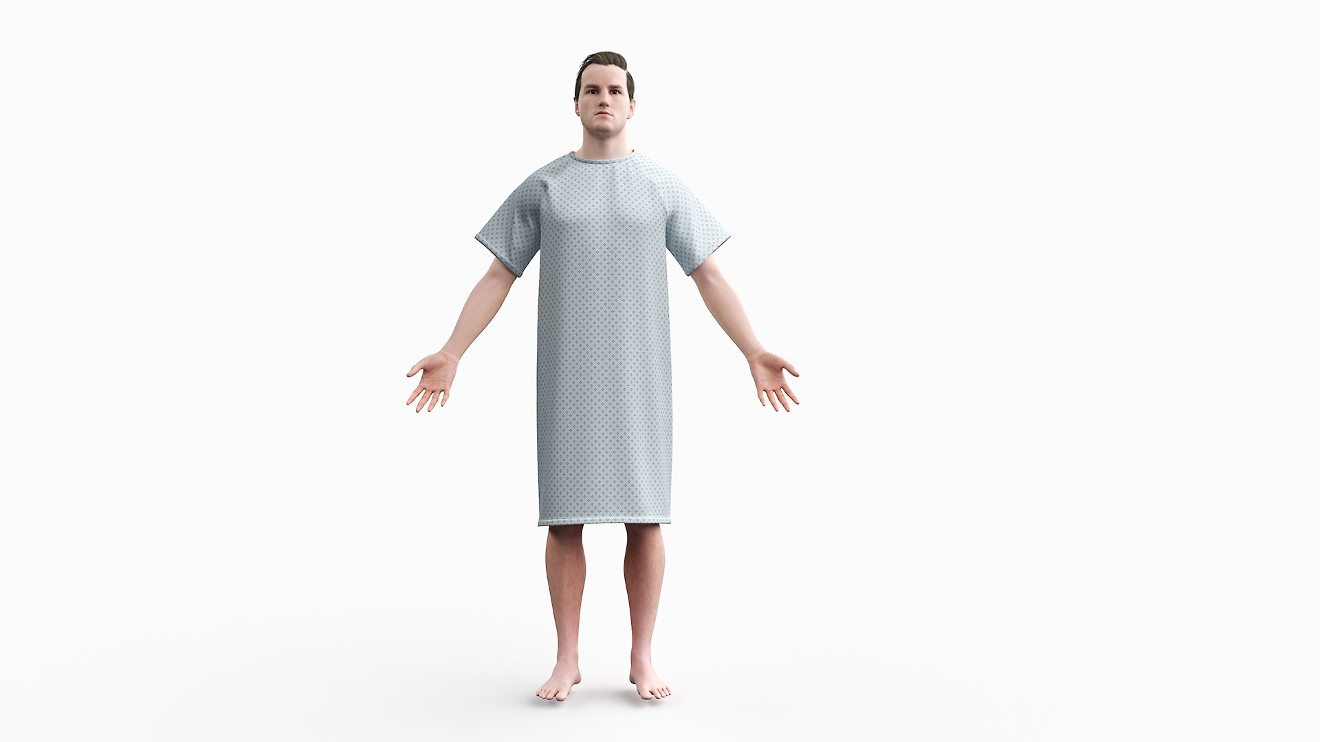 3D Male Patient Model - TurboSquid 1949743