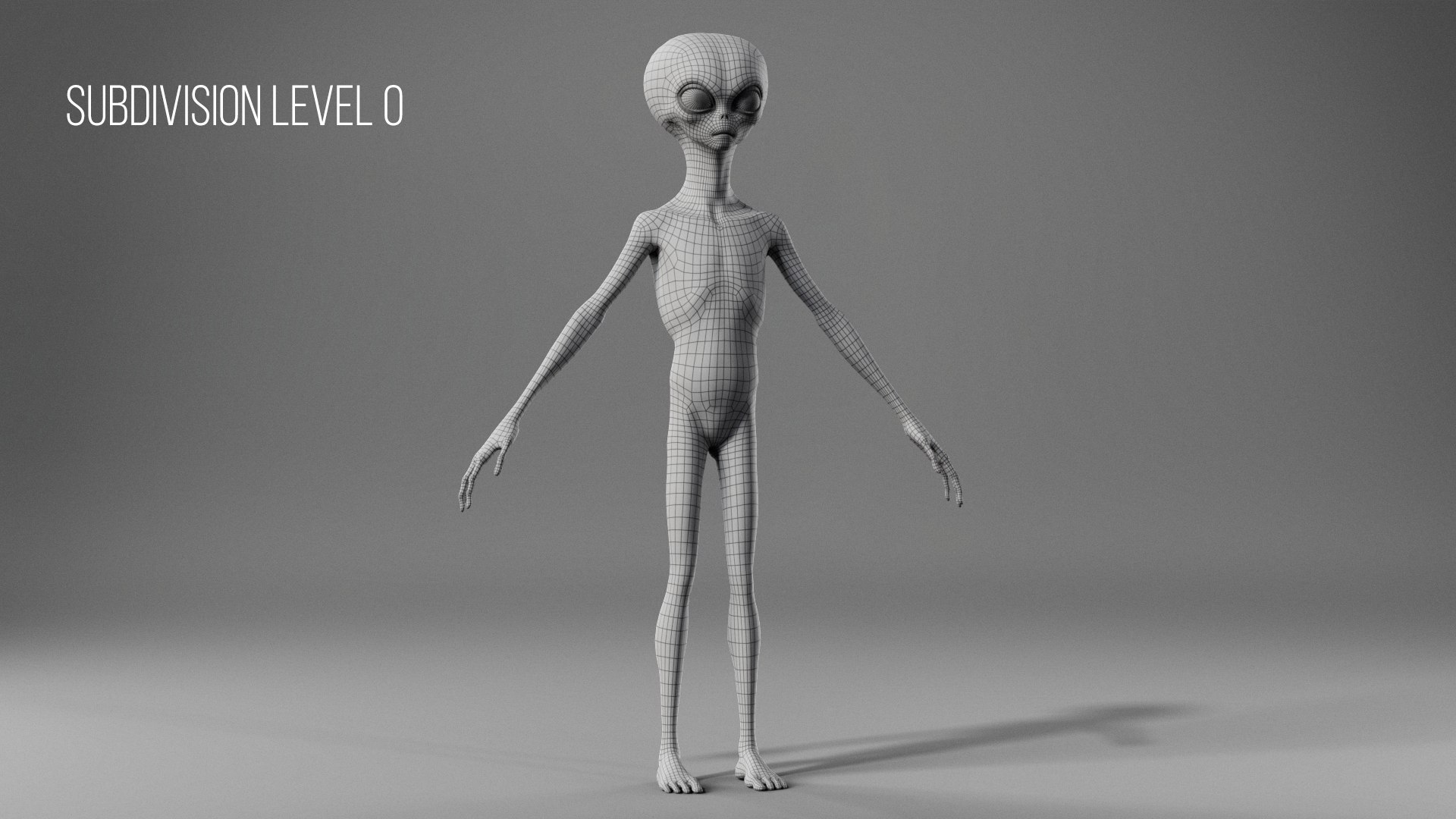 3D Humanoid Grey Alien - Rigged - TurboSquid 2151039