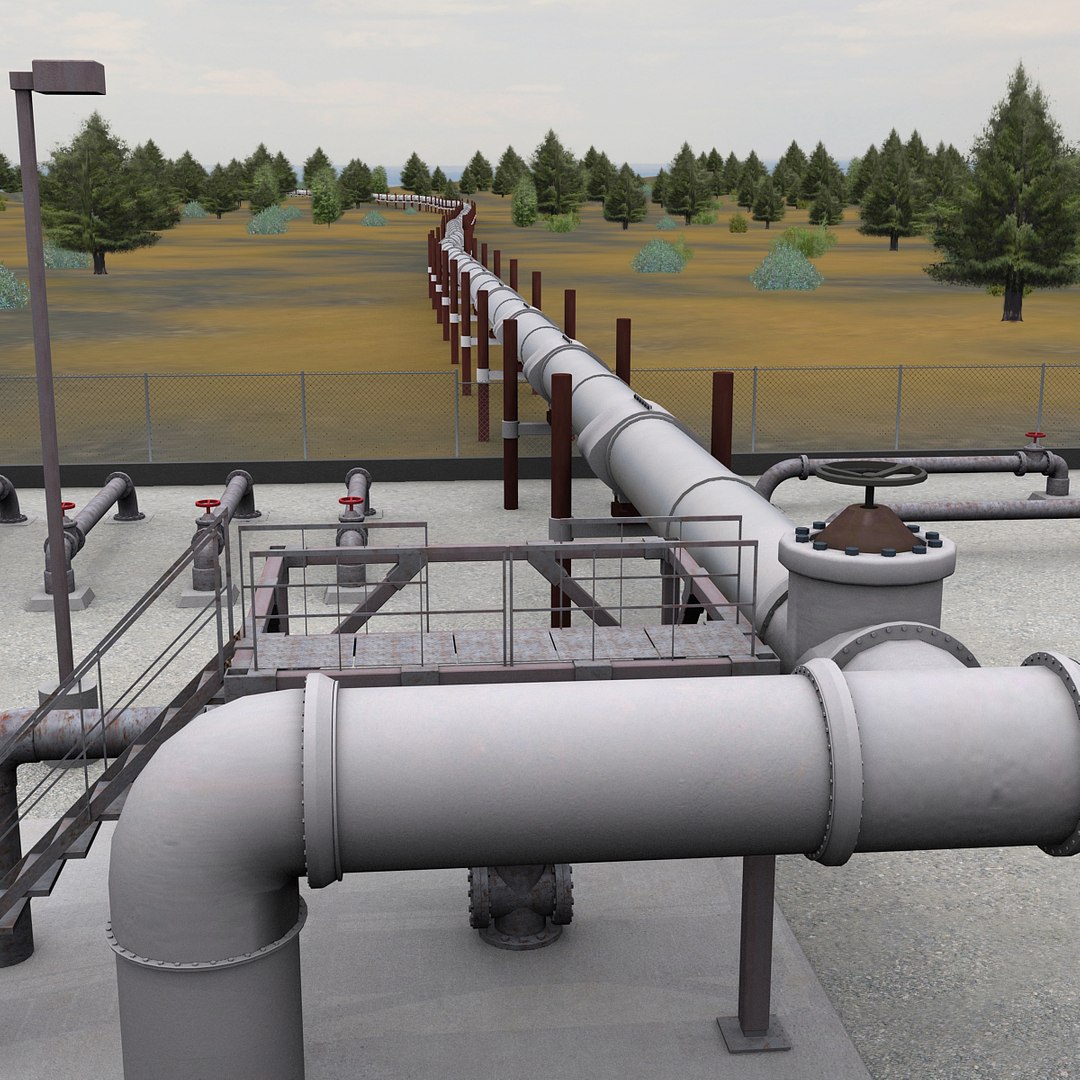 3d Model Pipeline Pipe