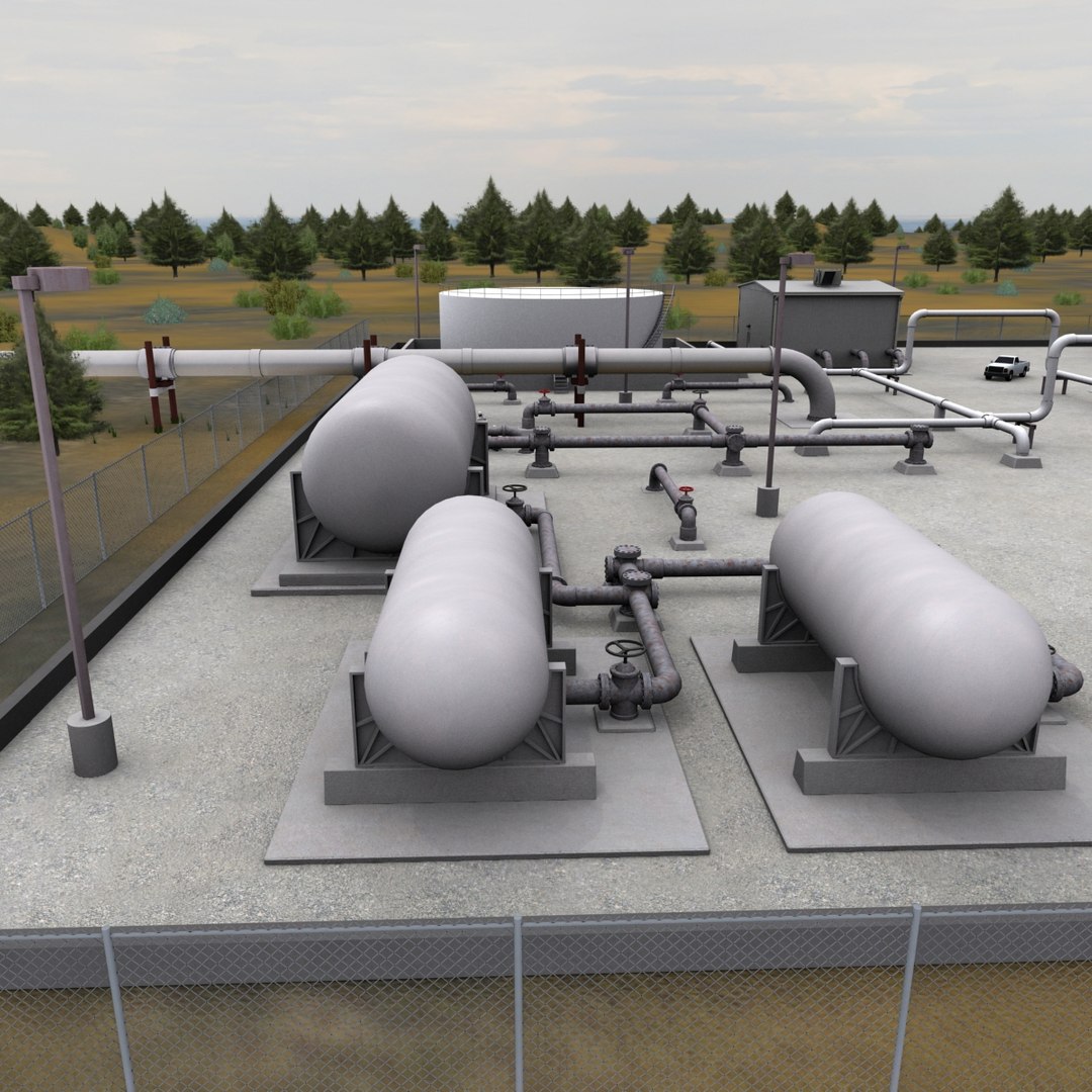 3d model pipeline pipe