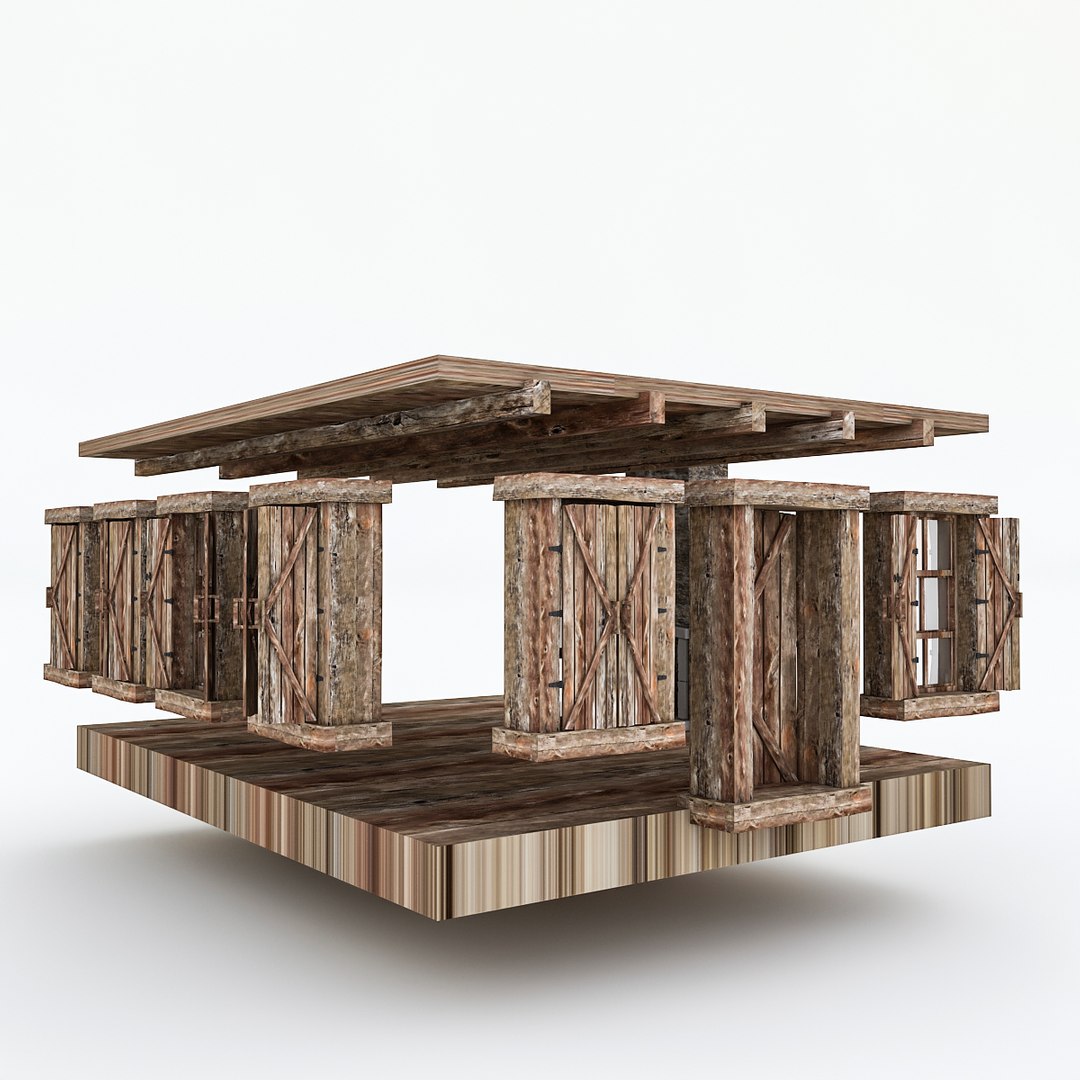 3D Old Stone Building Nterior - TurboSquid 1556758