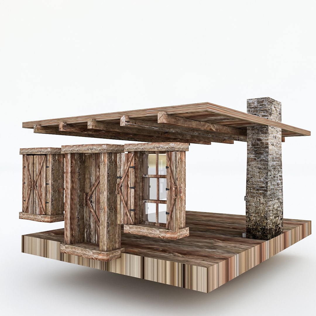 3D Old Stone Building Nterior - TurboSquid 1556758