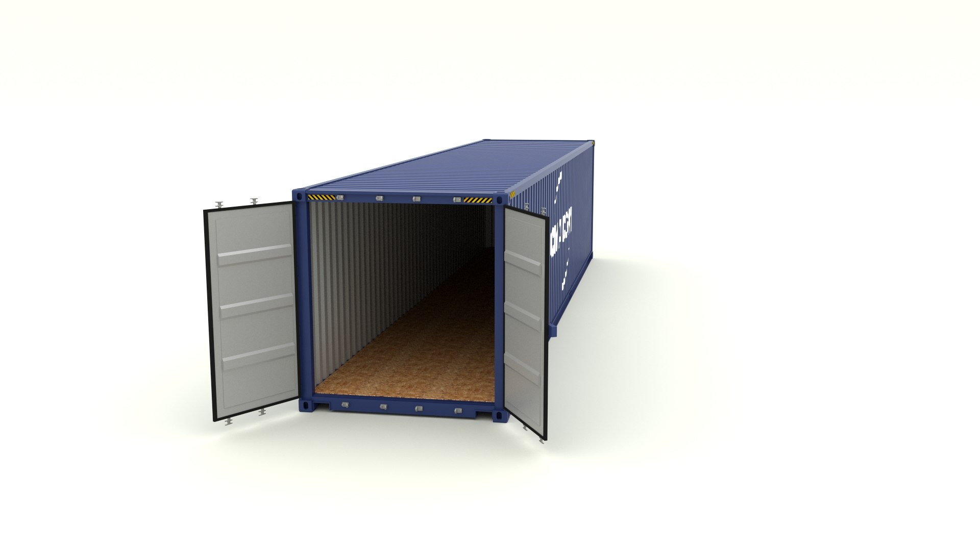 shipping container 3d obj