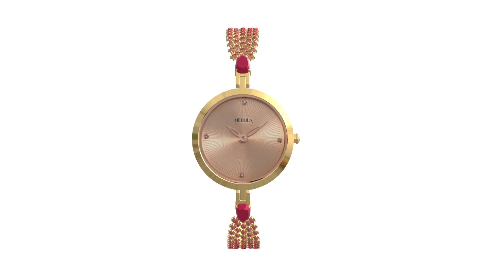Ashvi by Nebula - Solid Gold Watch3D模型 - TurboSquid 1947199