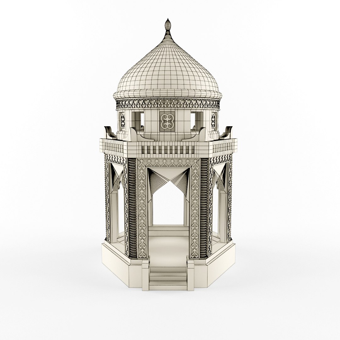 Kazakhs Mausoleum 3d Model