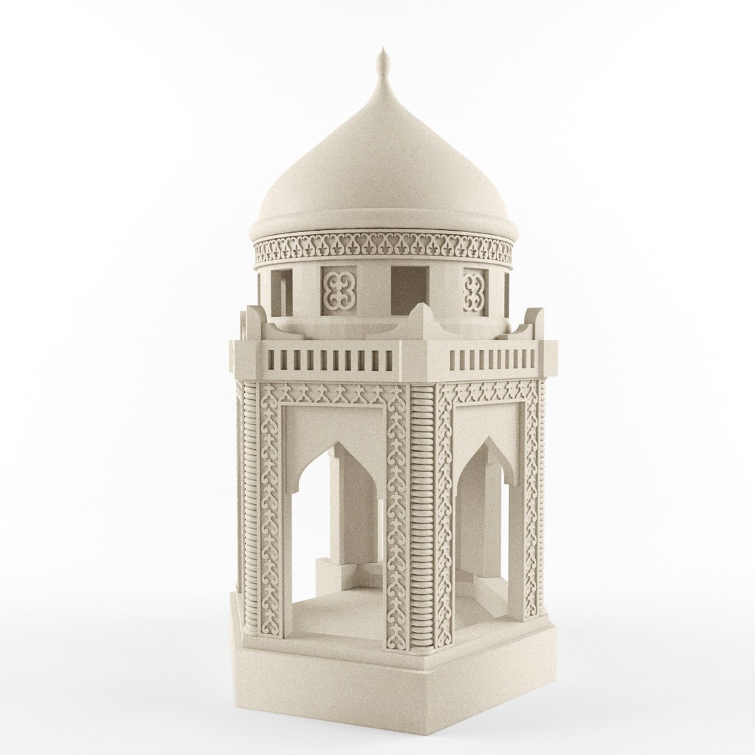 Kazakhs Mausoleum 3d Model