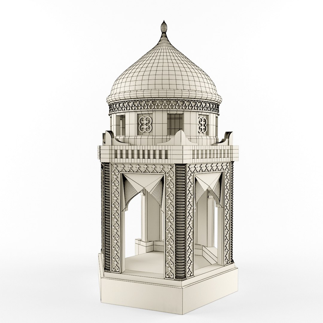 Kazakhs Mausoleum 3d Model